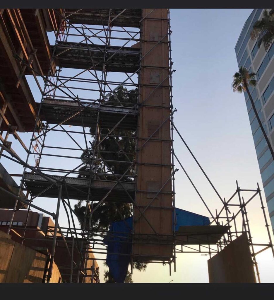 Trash Chutes by Major Scaffold Los Angeles | Major Scaffold, Inc.